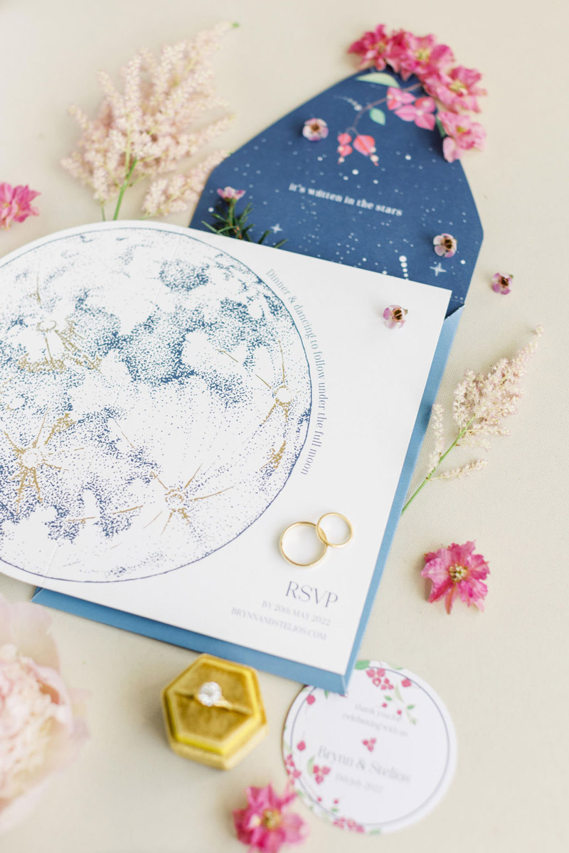 Celestial Blue & Gold - Love Me Do